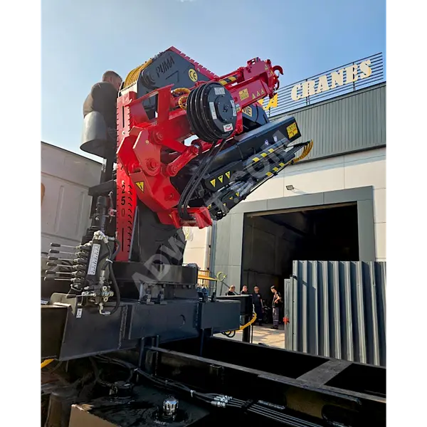 Puma Crane 10 Ton Jib Boom Crane Truck Mounted Crane PMA 250JIB - Adwhit