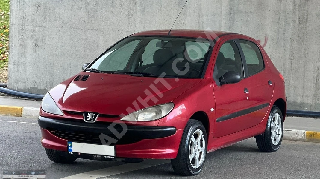 PEUGEOT/206 car, model 1999, with 183,000 km/mileage, safety package ...