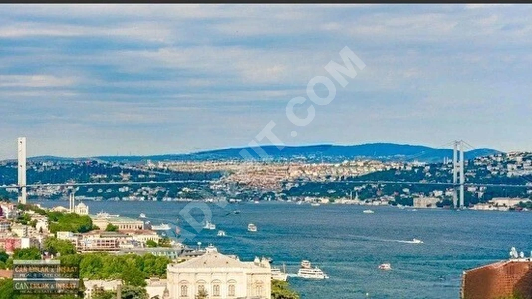 A luxury-designed 4+1 duplex apartment, fully renovated, with a balcony ...